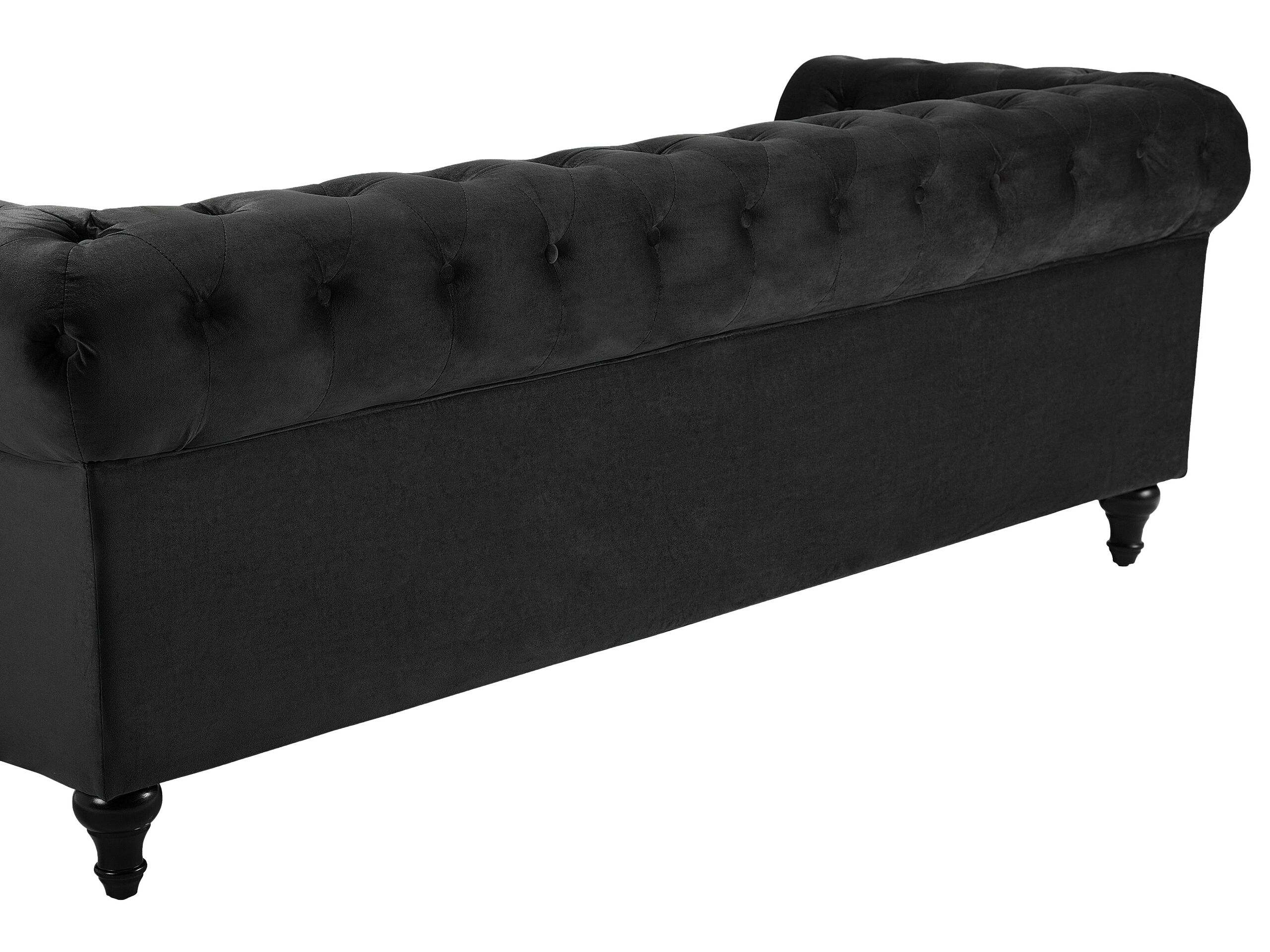 Sofa chesterfield black red white store